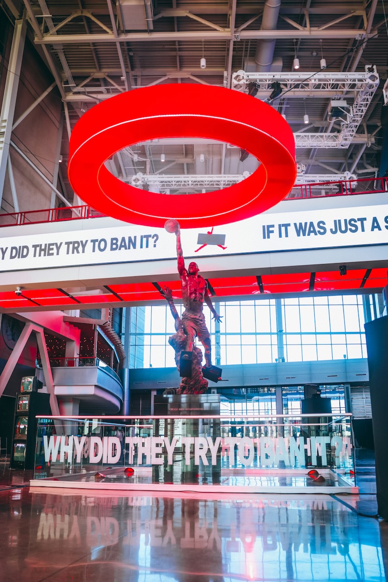 Chicago Bulls Pay Statuesque Homage to Air Jordans | Muse by Clios
