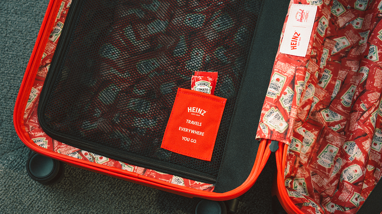Heinz Collabs With Herschel Supply on Luggage That Resembles a Ketchup ...